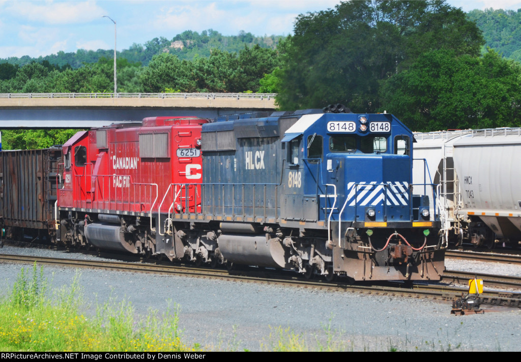 HLCX 8148, CP's Tomah Sub.